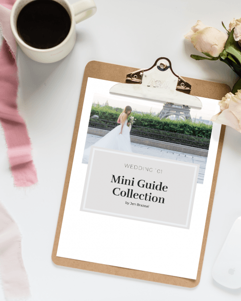 Wedding 101 Mini Guide Collection - Jen Brazeal Photography